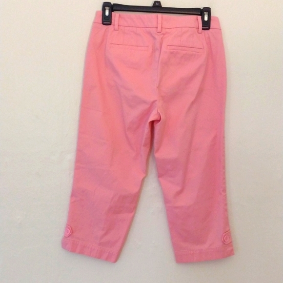 Talbots | Pants & Jumpsuits | Talbots Pink The Perfect Skimmer Capri ...